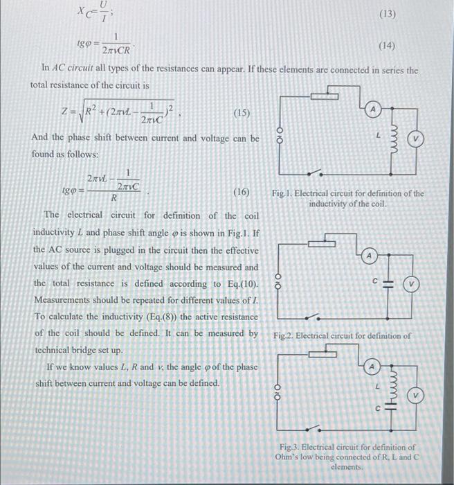 1. Define the inductivity of the coil L and the error | Chegg.com