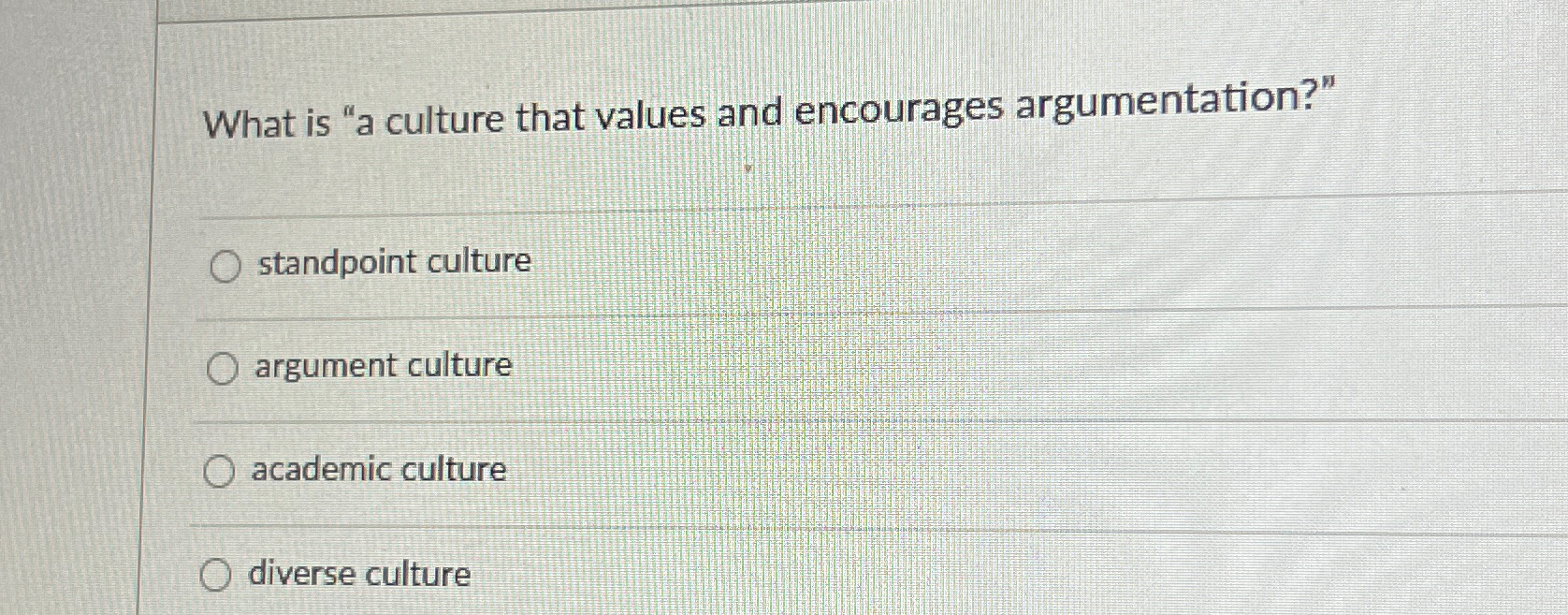 Solved What is "a culture that values and encourages | Chegg.com