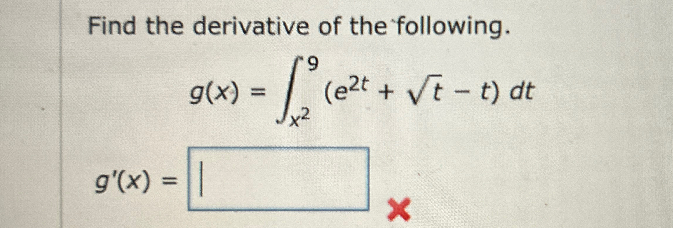 Solved Find the derivative of the | Chegg.com
