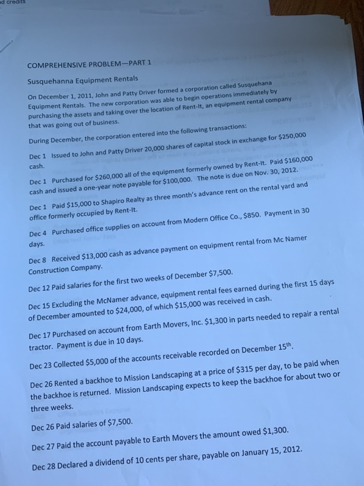 Solved Comprehensive Problem-Part 2 due on Oct 23rd On | Chegg.com