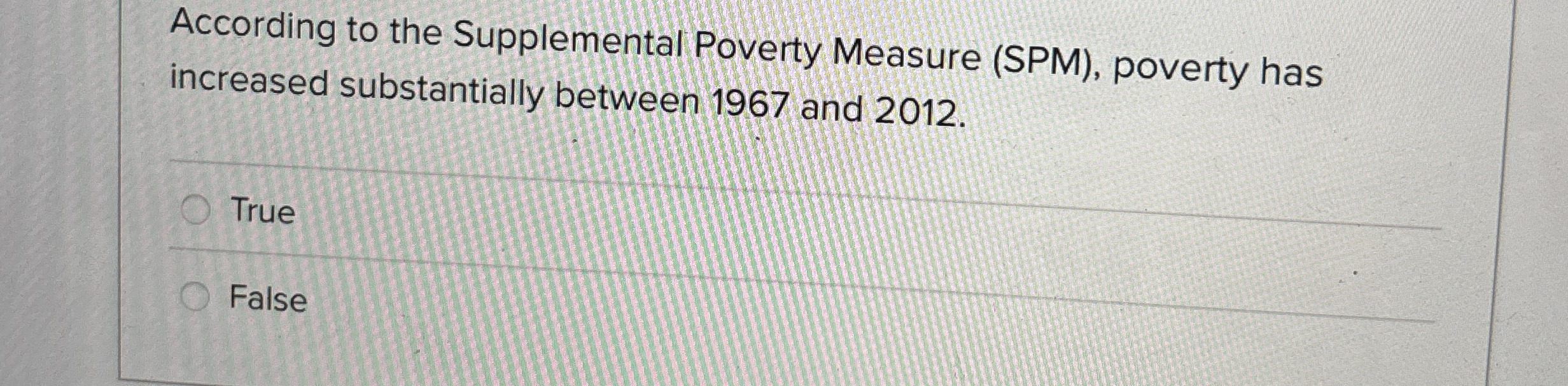 Solved According to the Supplemental Poverty Measure (SPM), | Chegg.com