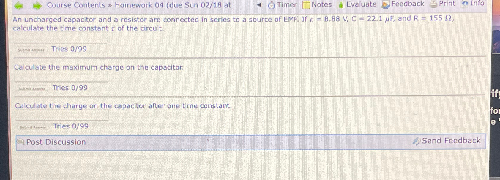 Solved Course Contents » ﻿Homework 04 (due Sun 02/18 | Chegg.com