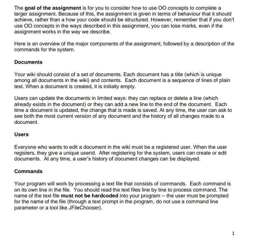 Solved Using Java. Implement the behaviors for the program | Chegg.com