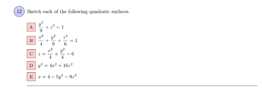 Sketch each of the following quadratic | Chegg.com