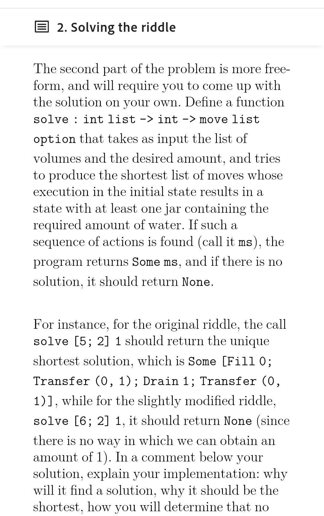 Solved 1. Executing moves and checking the... (b) Implement | Chegg.com