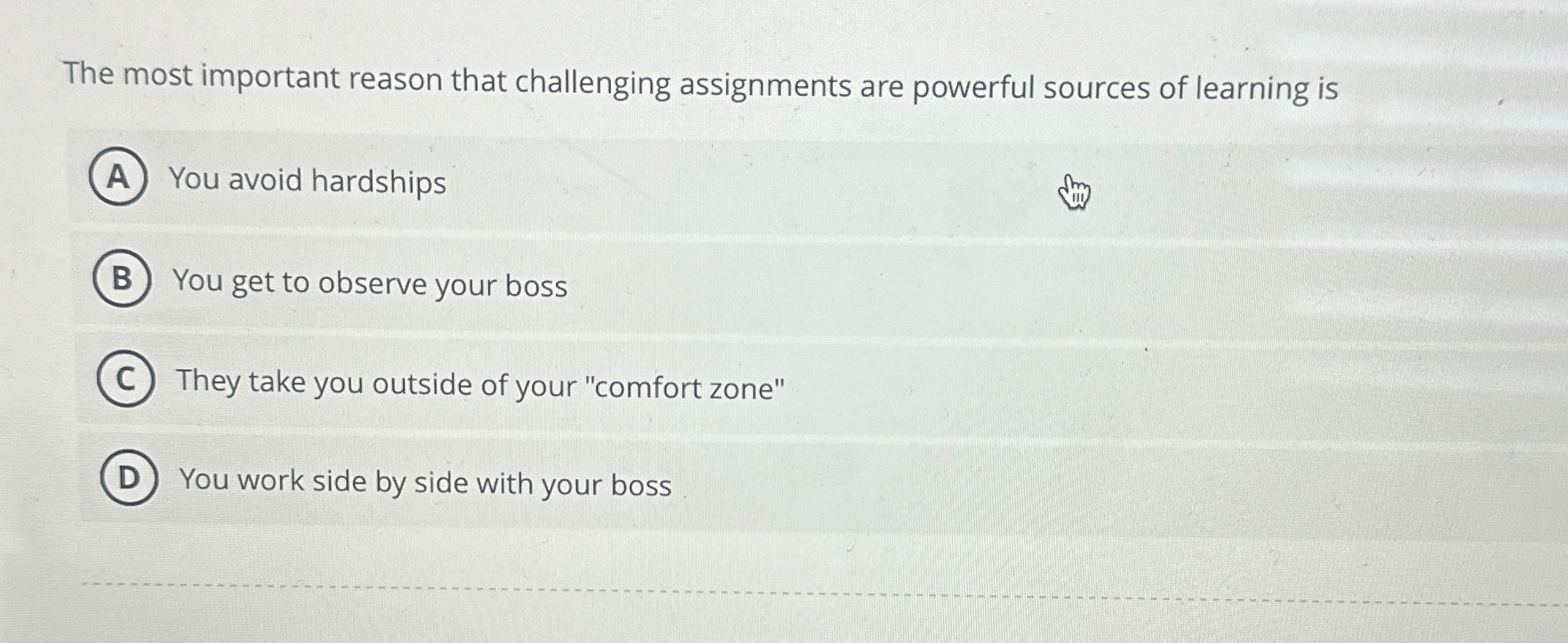 Solved The most important reason that challenging | Chegg.com
