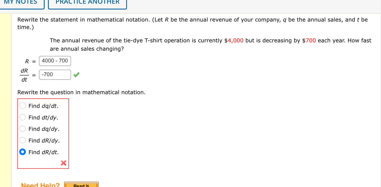 Rewrite the statement in mathematical notation. (Let | Chegg.com