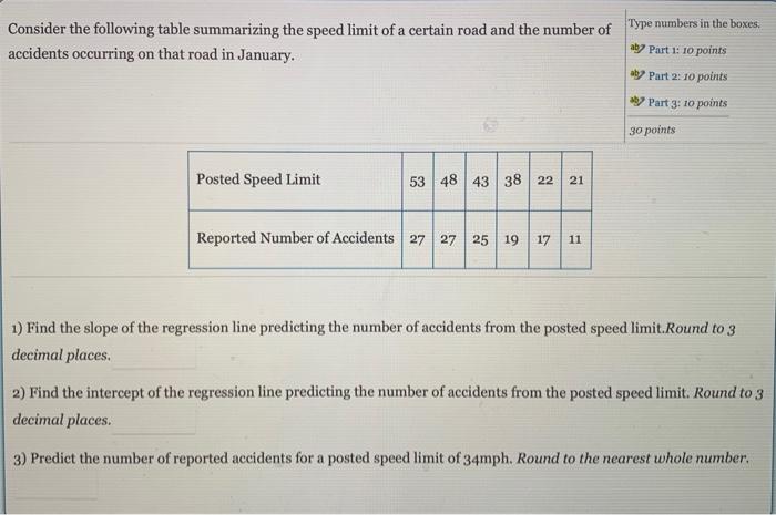 Solved Consider the following table summarizing the speed | Chegg.com