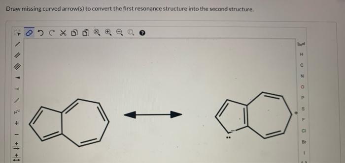 Solved Draw missing curved arrow(s) to convert the first | Chegg.com