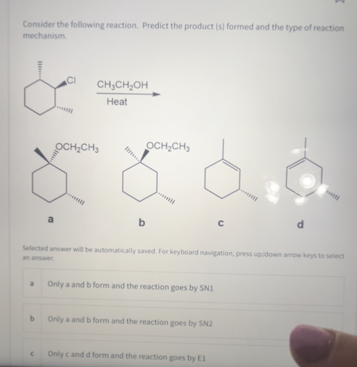 Solved Consider the following reaction. Predict the product | Chegg.com