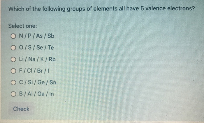 Solved Rank The Following Elements In Order Of Decreasing