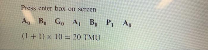 you have to get the time in tmu and convert it | Chegg.com