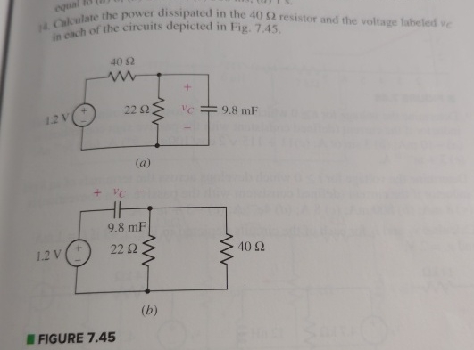 Solved Calculate the power dissipated in the 40Ω ﻿resistor | Chegg.com