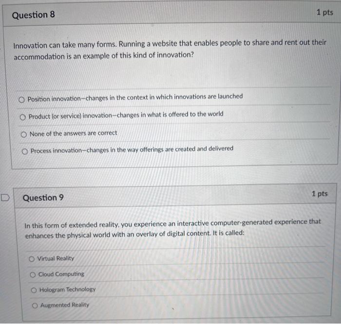 Solved Which of the following is NOT an example of product | Chegg.com