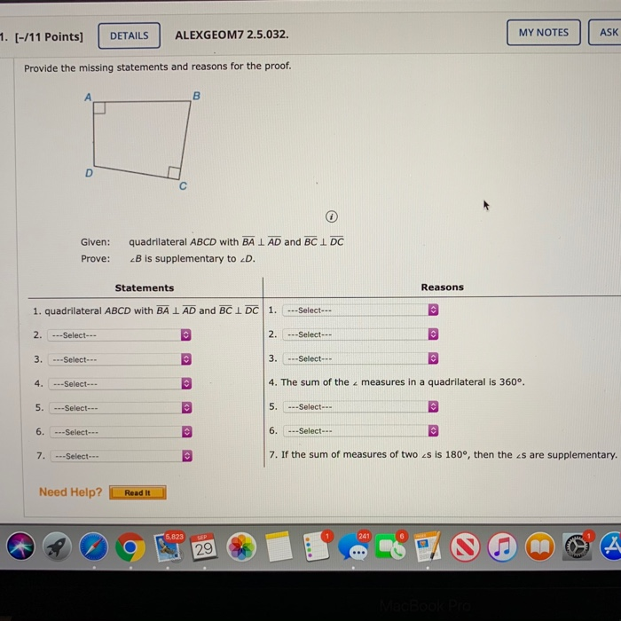 Solved DETAILS 1. [-/11 Points) ALEXGEOM7 2.5.032. ASK MY | Chegg.com Solved DETAILS 1. [-/11 Points) ALEXGEOM7 2.5.032. ASK MY | Chegg.com