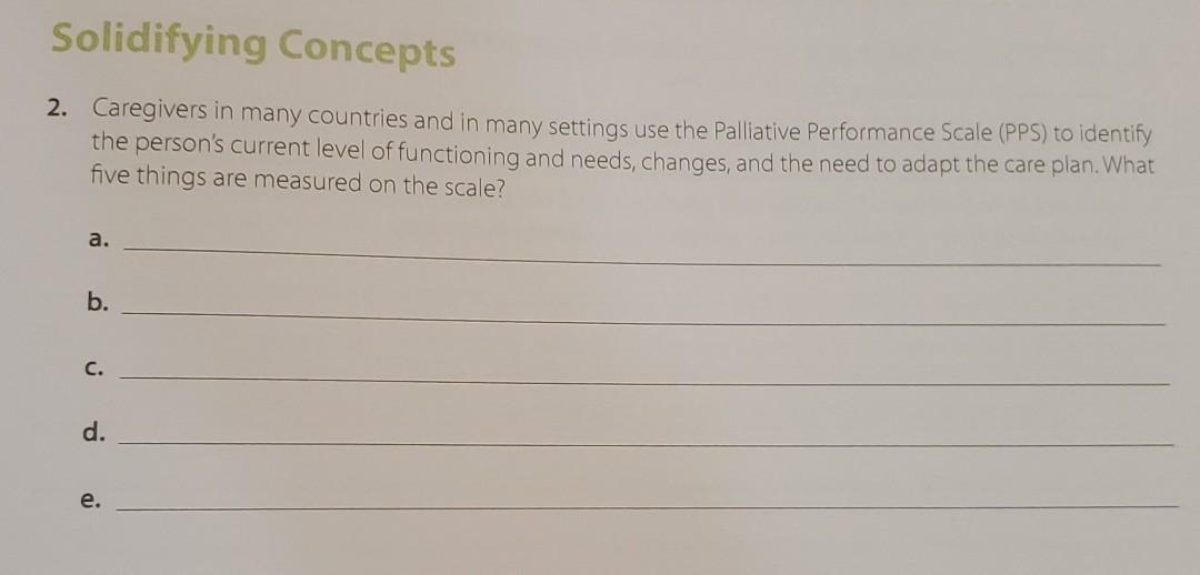 Solved Solidifying Concepts 2. Caregivers in many countries | Chegg.com