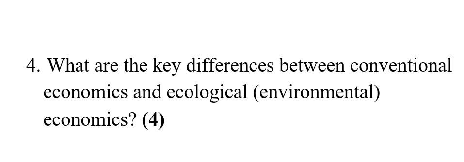 Solved 4. What are the key differences between conventional | Chegg.com
