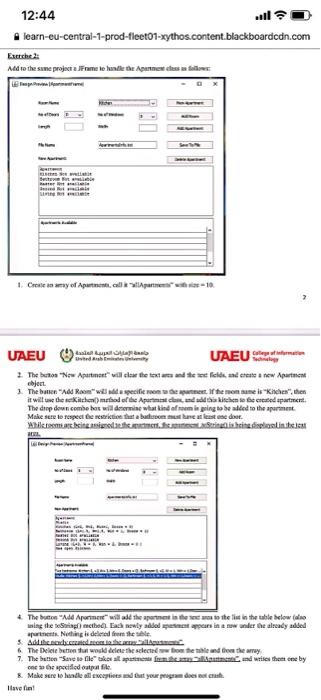Solved Exercise 1: Create two classes according to the given | Chegg.com