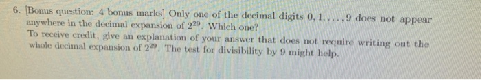 Solved 6. (Bonus question: 4 bonus marks) Only one of the | Chegg.com Solved 6. (Bonus question: 4 bonus marks) Only one of the | Chegg.com