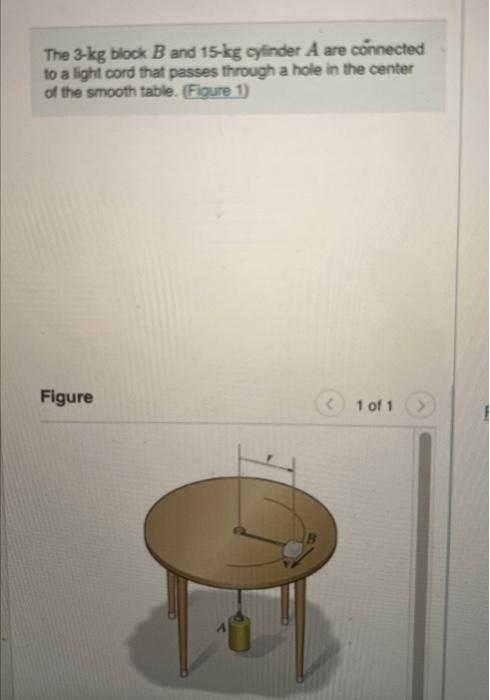 Solved The 3-kg block B and 15−kg cylinder A are cónnected | Chegg.com