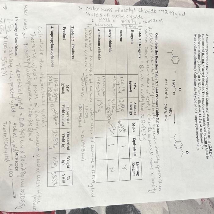 Solved can you fill out the table rather than paragraph? | Chegg.com