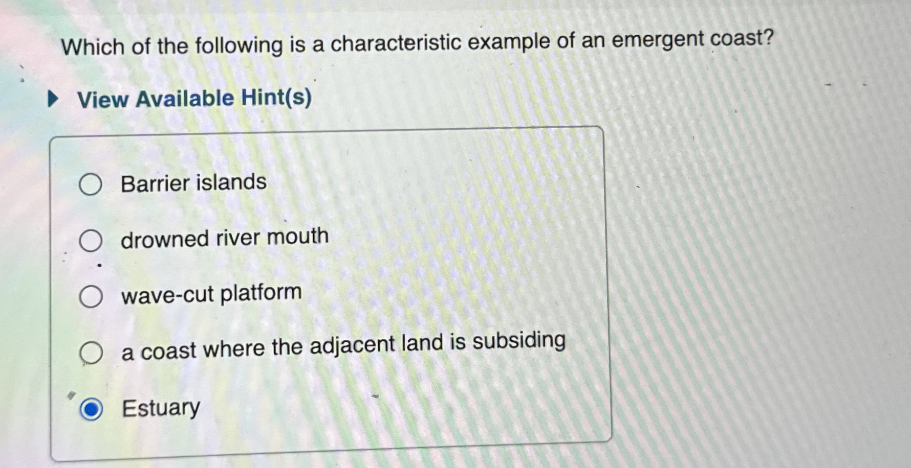 Solved Which of the following is a characteristic example of | Chegg.com