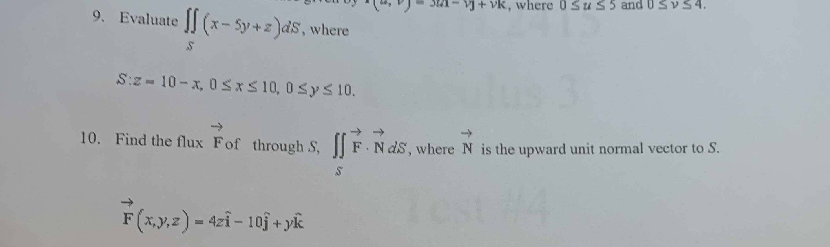 Solved Evaluate ∬S(x-5y+z)dS, | Chegg.com