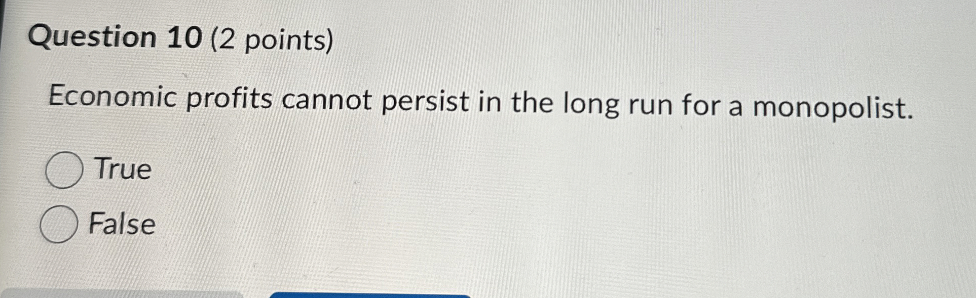 Solved Question 10 (2 points)Economic profits cannot | Chegg.com Solved Question 10 (2 points)Economic profits cannot | Chegg.com