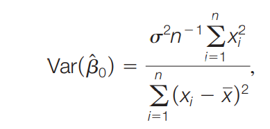 Solved Show that: Var(hat(β)0)=σ2n-1∑i=1nxi2∑i=1n(xi-(x‾))2 | Chegg.com