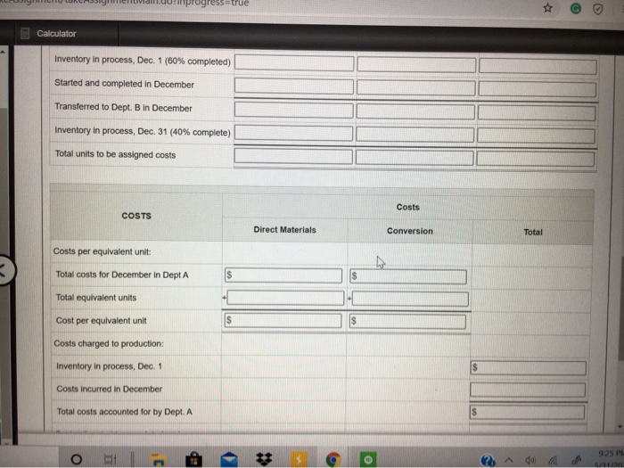 Solved Instruction Cost of Production Report Instruction | Chegg.com