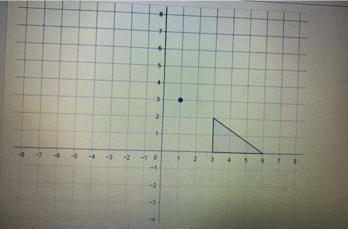 Solved Rotate the triangle below by 90° counterclockwise | Chegg.com
