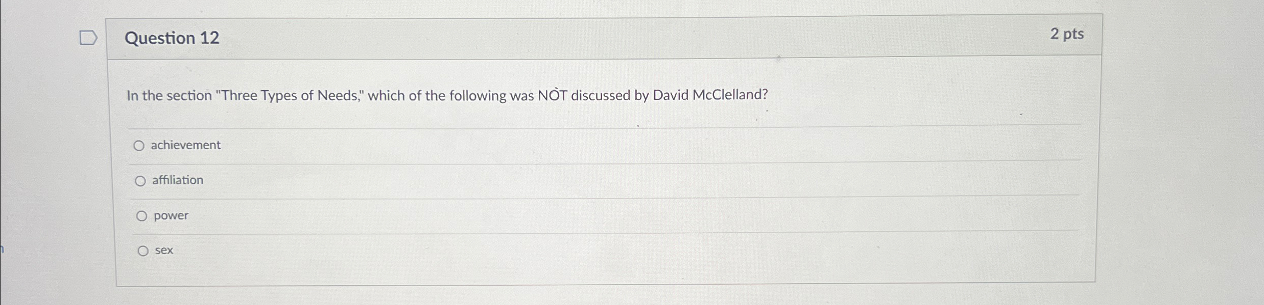 Solved Question 122 ﻿ptsIn the section "Three Types of | Chegg.com