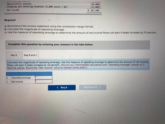 Solved Exercise 2-13A (Algo) Using contribution margin | Chegg.com