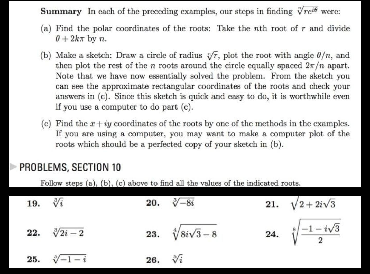 Solved Summary In each of the preceding examples, our steps | Chegg.com