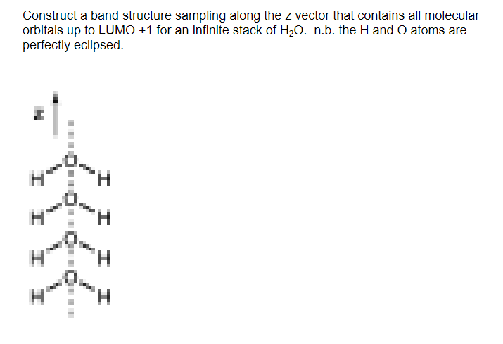 Construct a band structure sampling along the z | Chegg.com