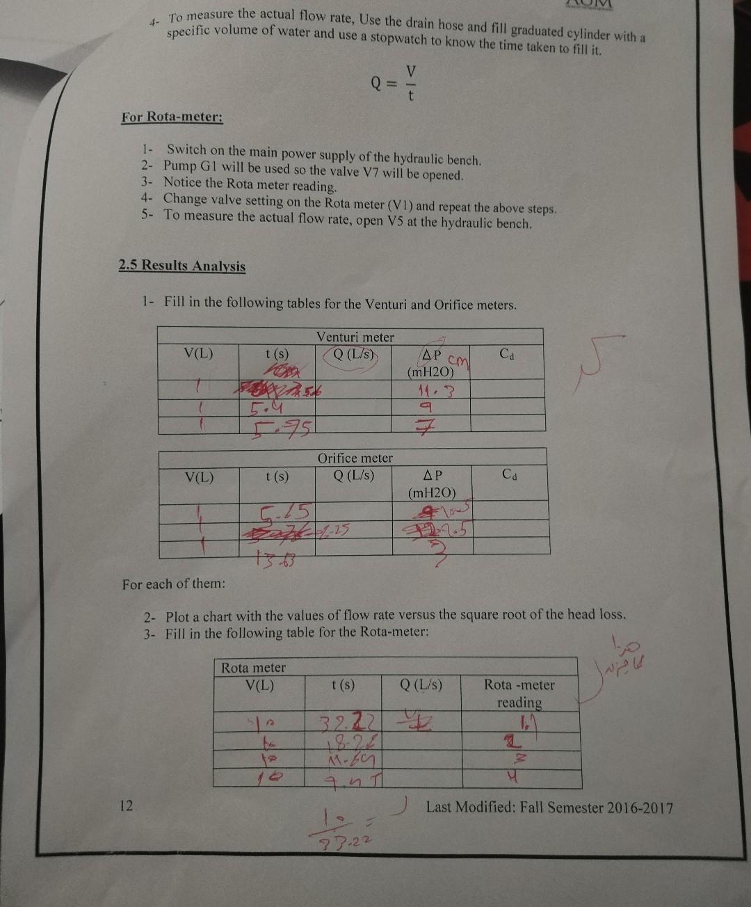 Dear, please read the experiment and complete the | Chegg.com
