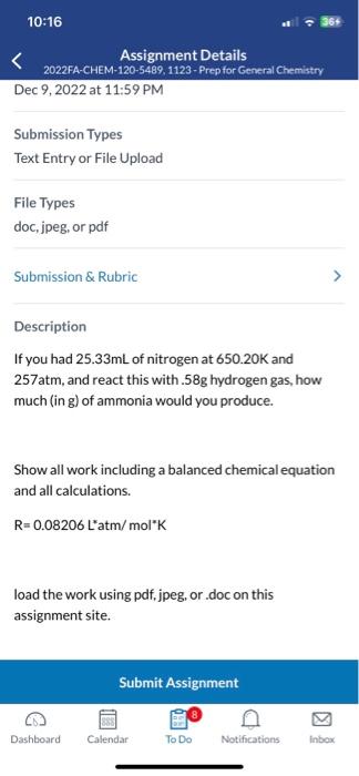 Solved Submission Types Text Entry Or File Upload File Types