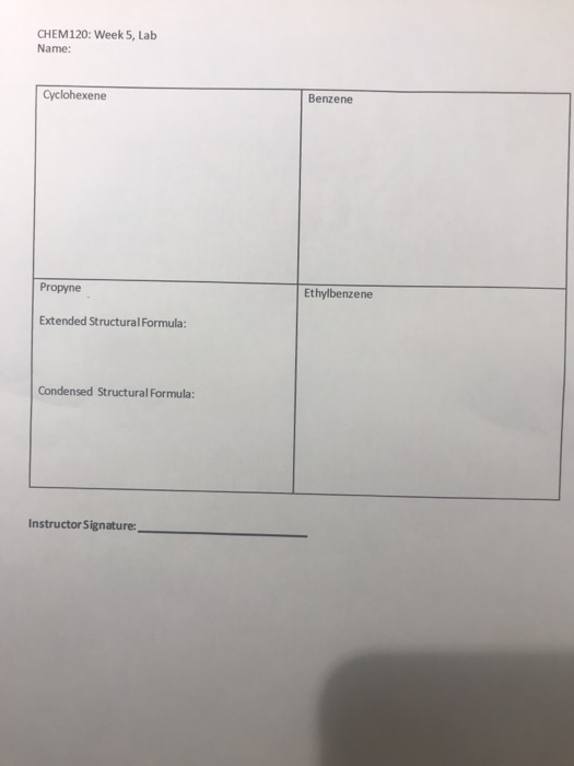 Solved CHEM120: Week 5, Lab Name: Exploration 2: | Chegg.com