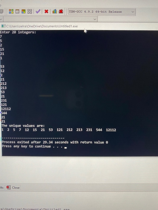 Solved Ls) [*]C++0x_warning.h Untitled1.cpp 1 #include 2 | Chegg.com