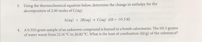 Solved Calculations Show the work for each step of the | Chegg.com
