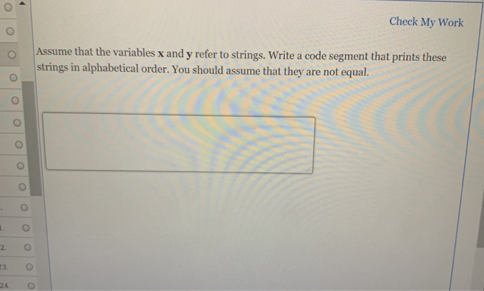 Solved Check My Work Write A Loop That Counts The Number Of 7177