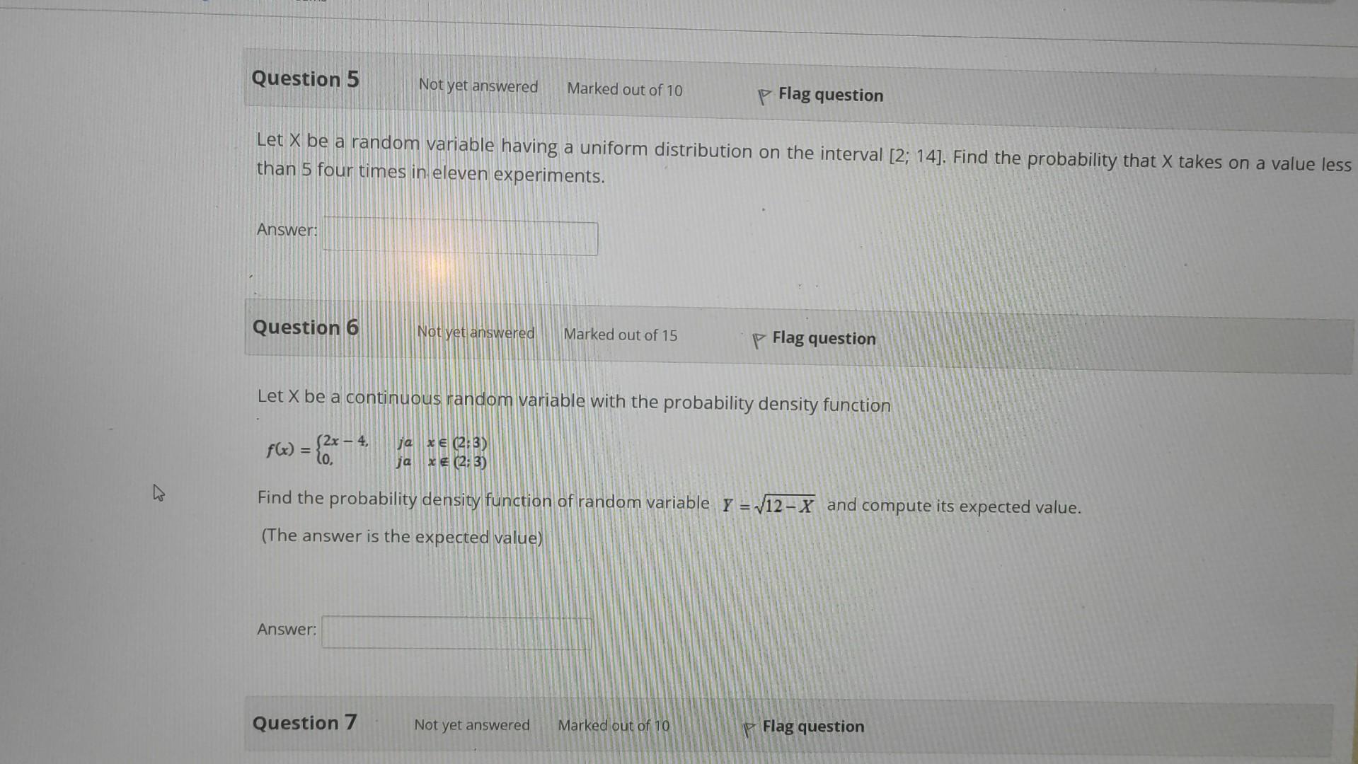 Solved Let X be a random variable having a uniform | Chegg.com