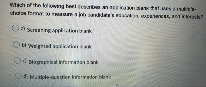 Solved Which Of The Following Best Describes An Application Chegg solved-which-of-the-following-best-describes-an-application-chegg
