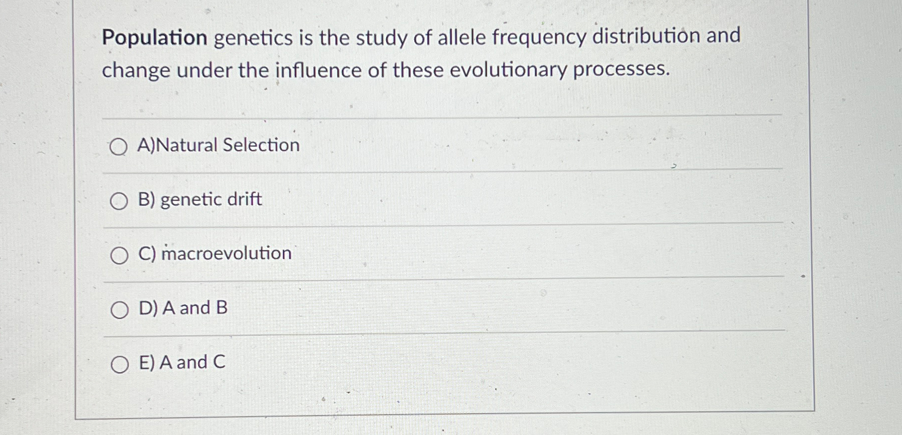 Solved Population genetics is the study of allele frequency | Chegg.com