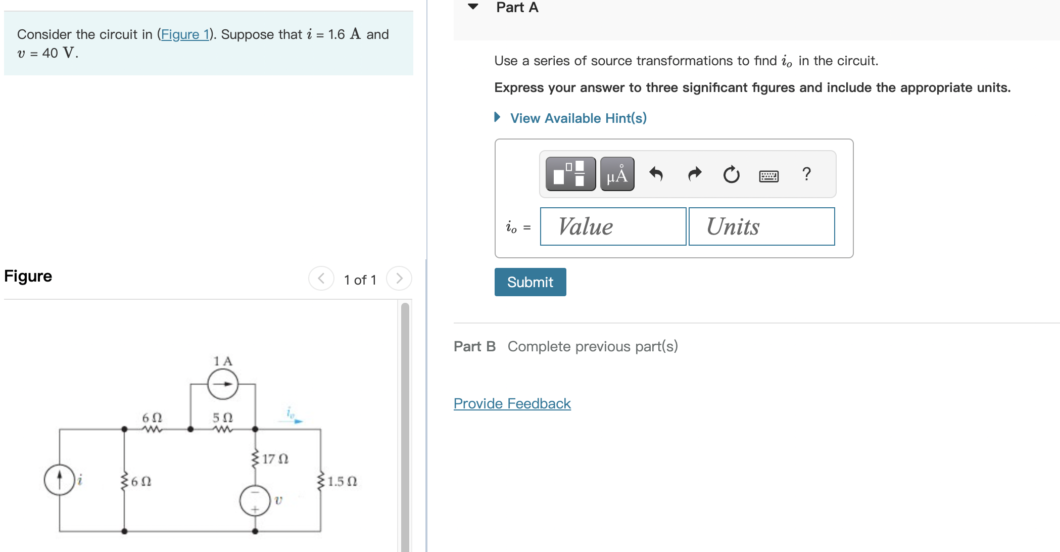 Solved Consider the circuit in (Figure 1). ﻿Suppose that | Chegg.com