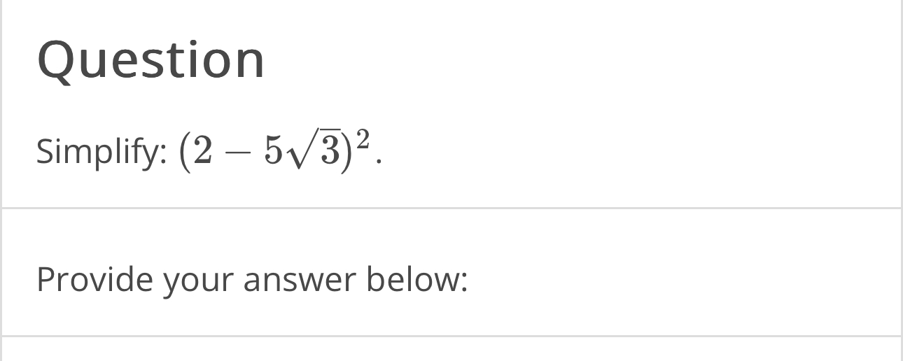 QuestionSimplify: (2-532)2.Provide your answer below: | Chegg.com