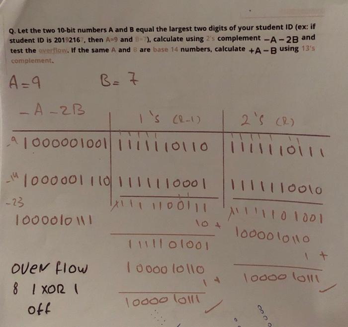 Solved Help ASAPsolve it As if A= 9B= 3 so solve this with | Chegg.com