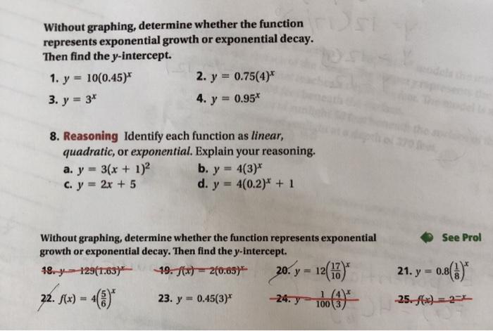 Solved Without graphing, determine whether the function | Chegg.com