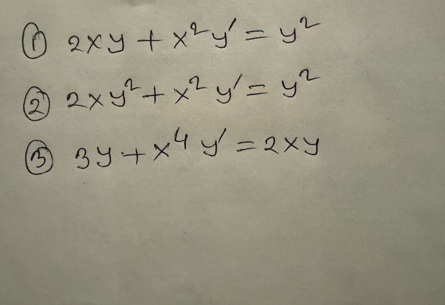 Solved please kindly solve this differential equation step | Chegg.com
