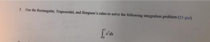 Solved use the trapezoidal method show the steps by matlab | Chegg.com